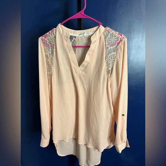 Jolt | Tops | Jolt Pink Blouse | Poshmark